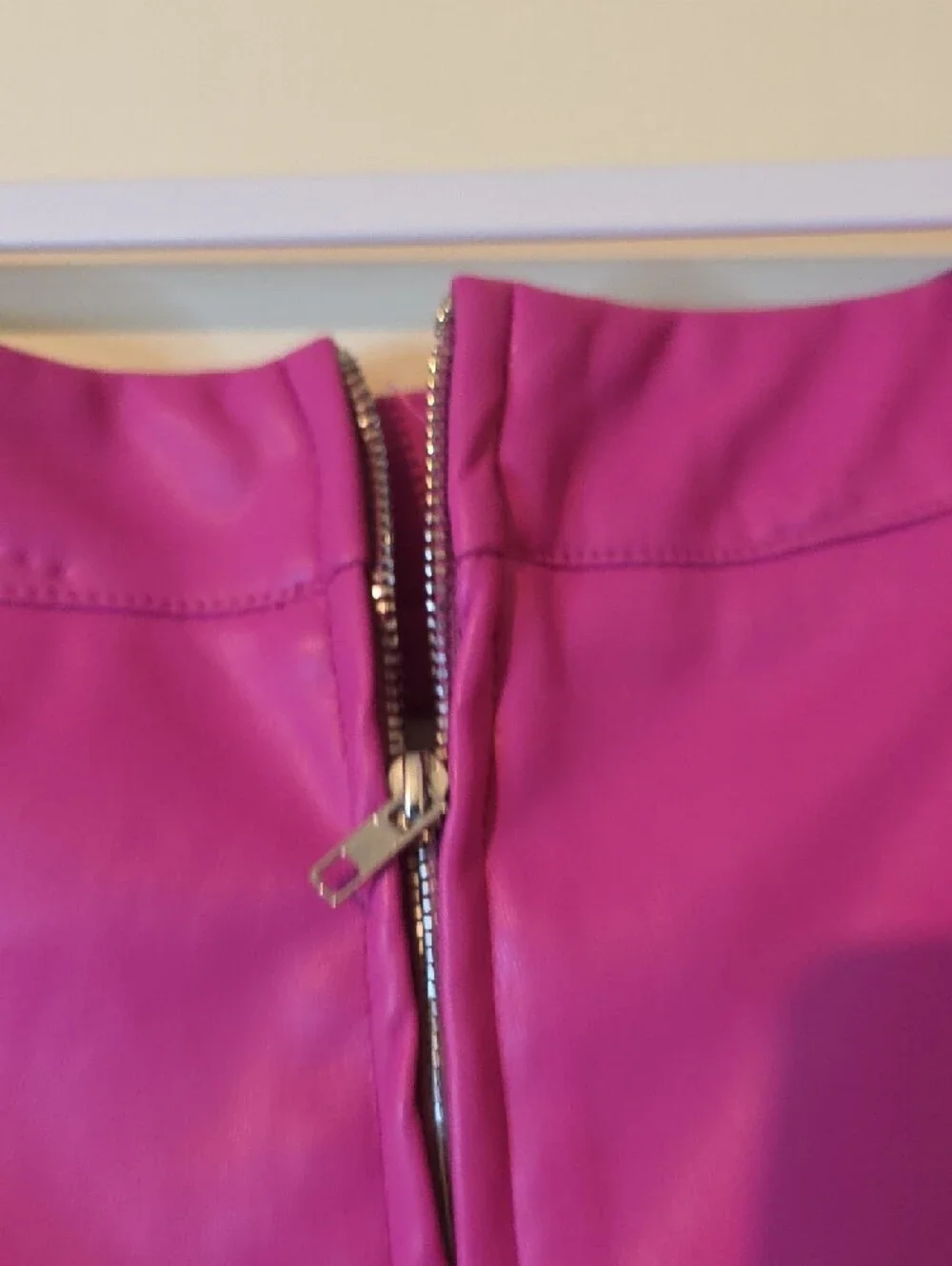 entro | Skirts | Entro Bright Fuchsia Faux Leather Mini Skirt | Poshmark